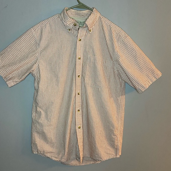 L.L. Bean | Shirts | Mens Plaid Ll Bean Button Up Shirt Size Small ...